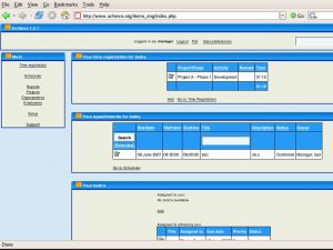 Achievo Projektmanagement Software mit CRM und HRM - Projektmanagement ...
