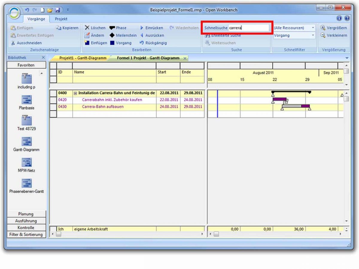 Open Workbench Project management software - Projektmanagement Freeware