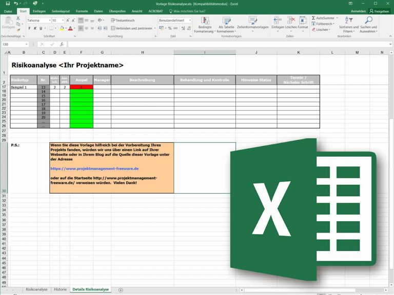 Anforderungsliste im Projektmanagement als Excel Vorlage ...